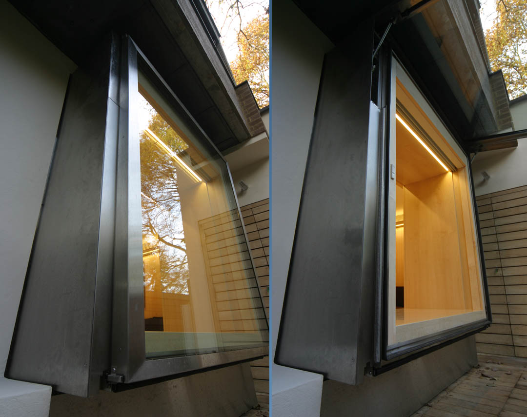 hydraulic hinged opening window | meia – Moving Elements in Architecture