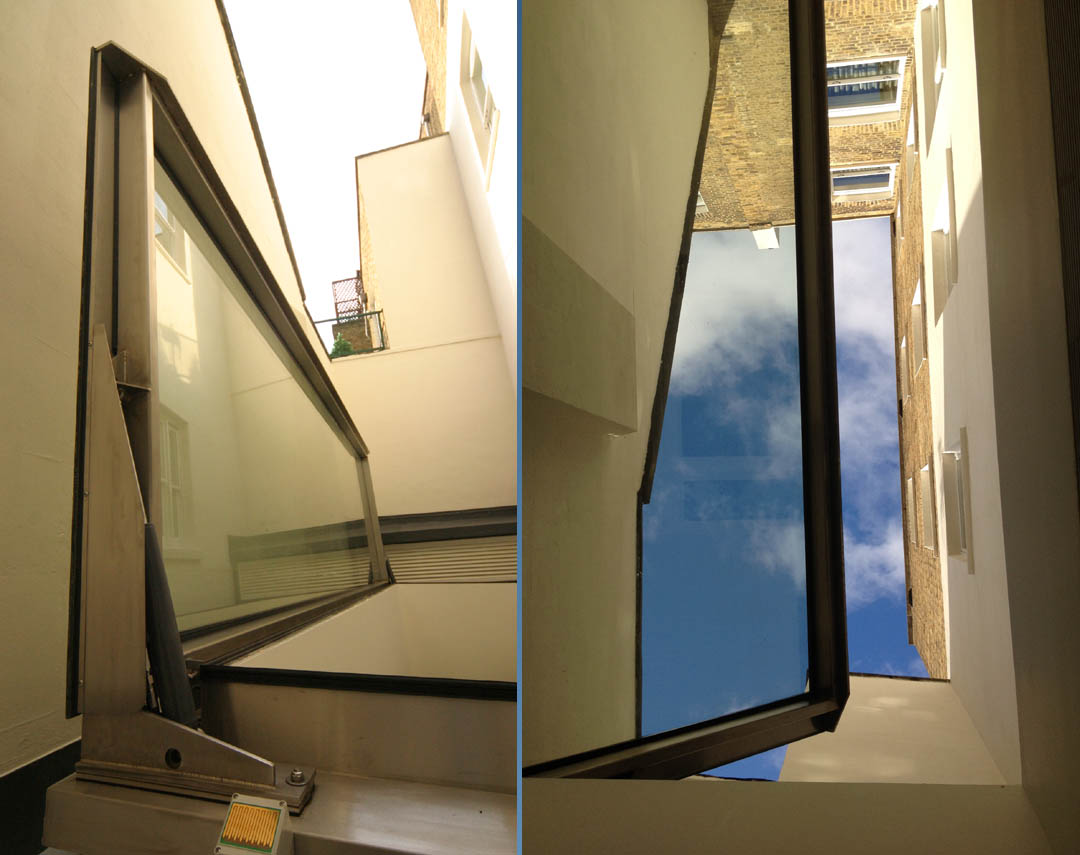 hydraulic hinged opening roof - meia - Moving Elements in Architecture