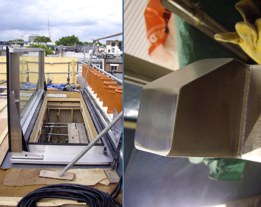 hydraulic walk-on hinged roof access | meia – Moving Elements in ...